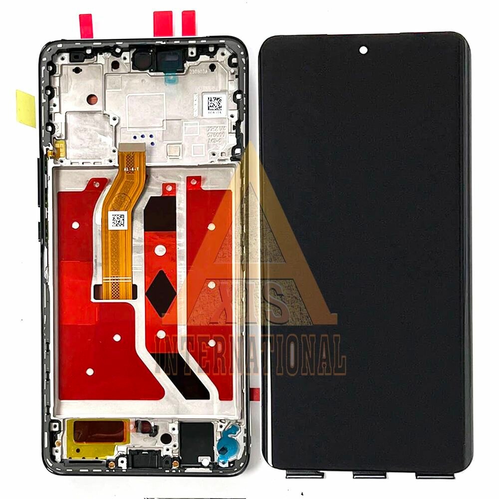 Дисплей для Huawei Honor X9b (ALI-NX1) в рамке (черный) премиум