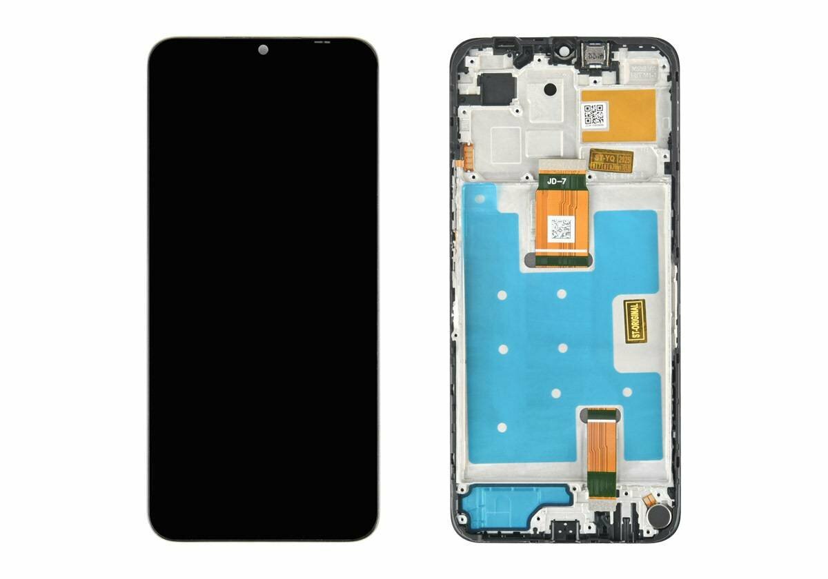 Дисплей для Huawei Honor X6b (JDY-LX1, JDY-LX2) в рамке (черный) премиум