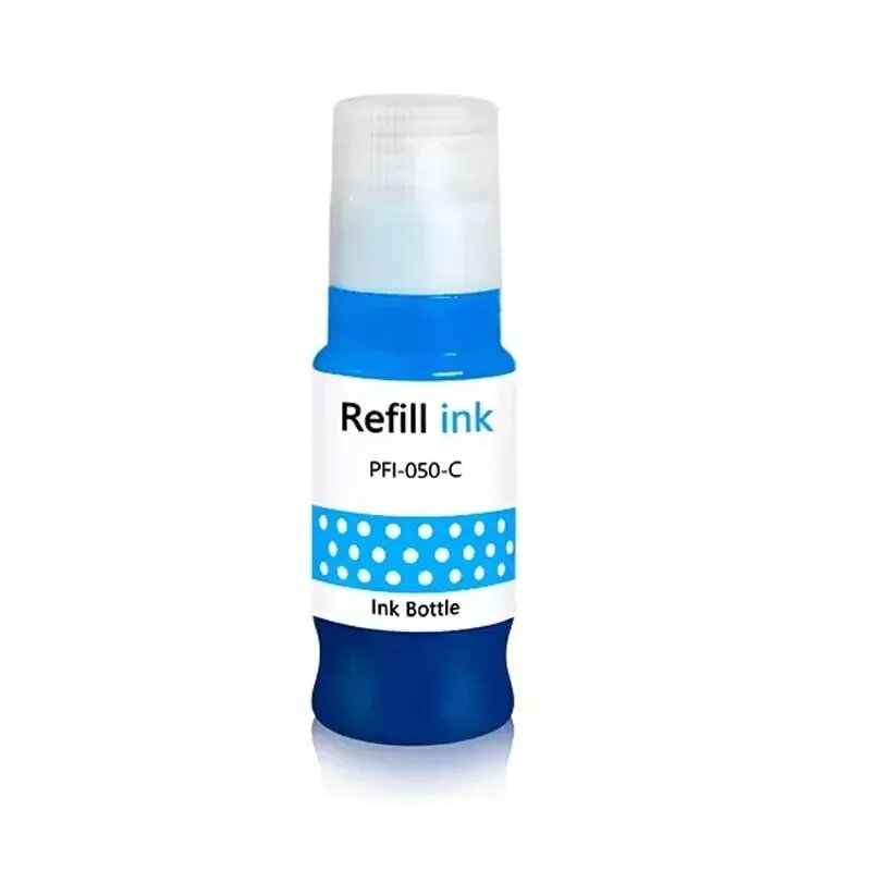 Чернила Canon PFI-050 Чернила,(pigment ink), CANON TC-20 TM-20 Принтер, совместимый, Голубой (cyan), 1 шт