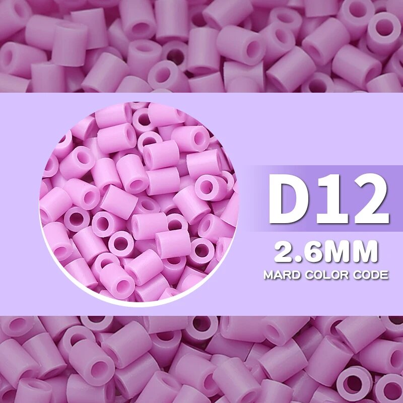 Бусины Hama D12 2.6 мм, Цвет: 1000Pcs-L121A