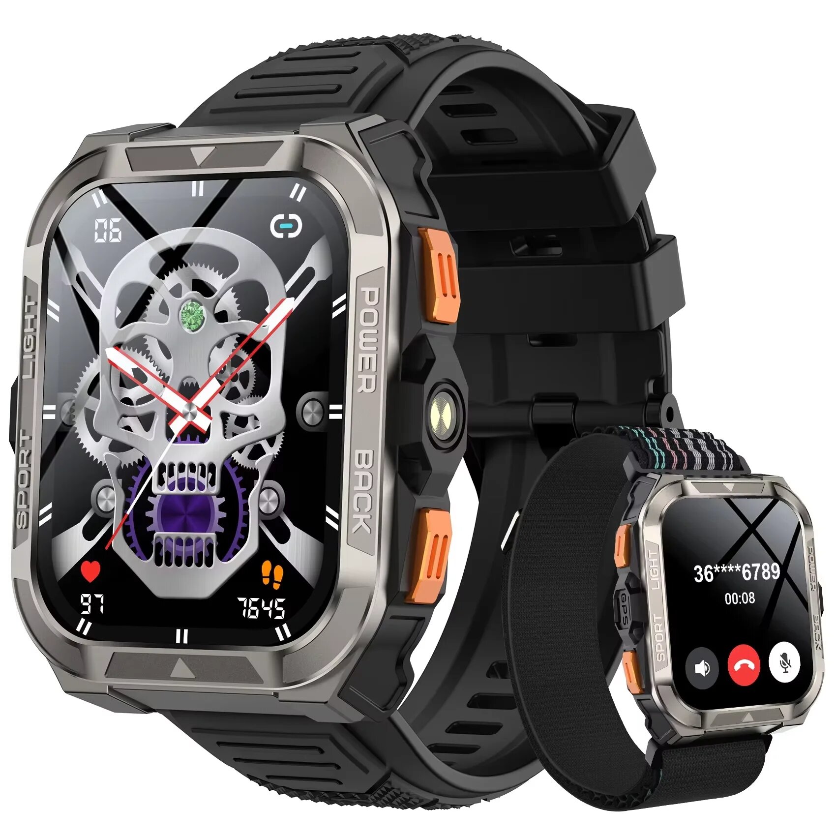 Blackview W90 Pro AI GPT Умные часы Черный, Black