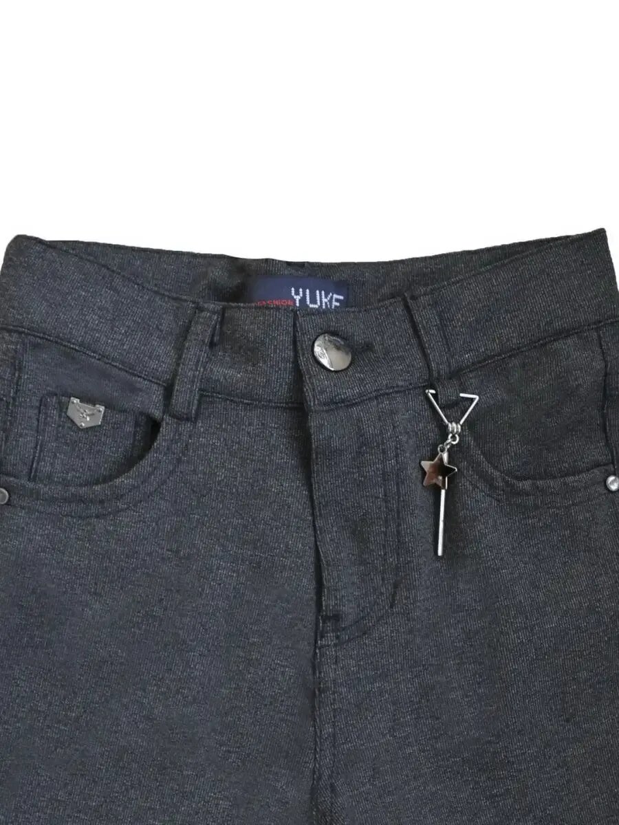 Брюки классические Yuke jeans, размер 19/122, серый — фото 1