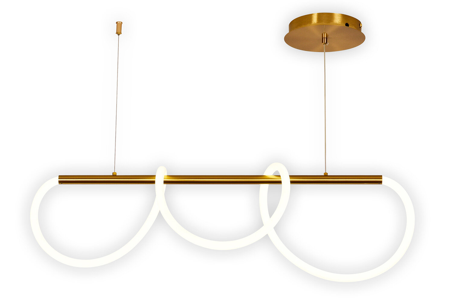 Люстра Natali Kovaltseva LED LAMPS 81531, золотой/белый