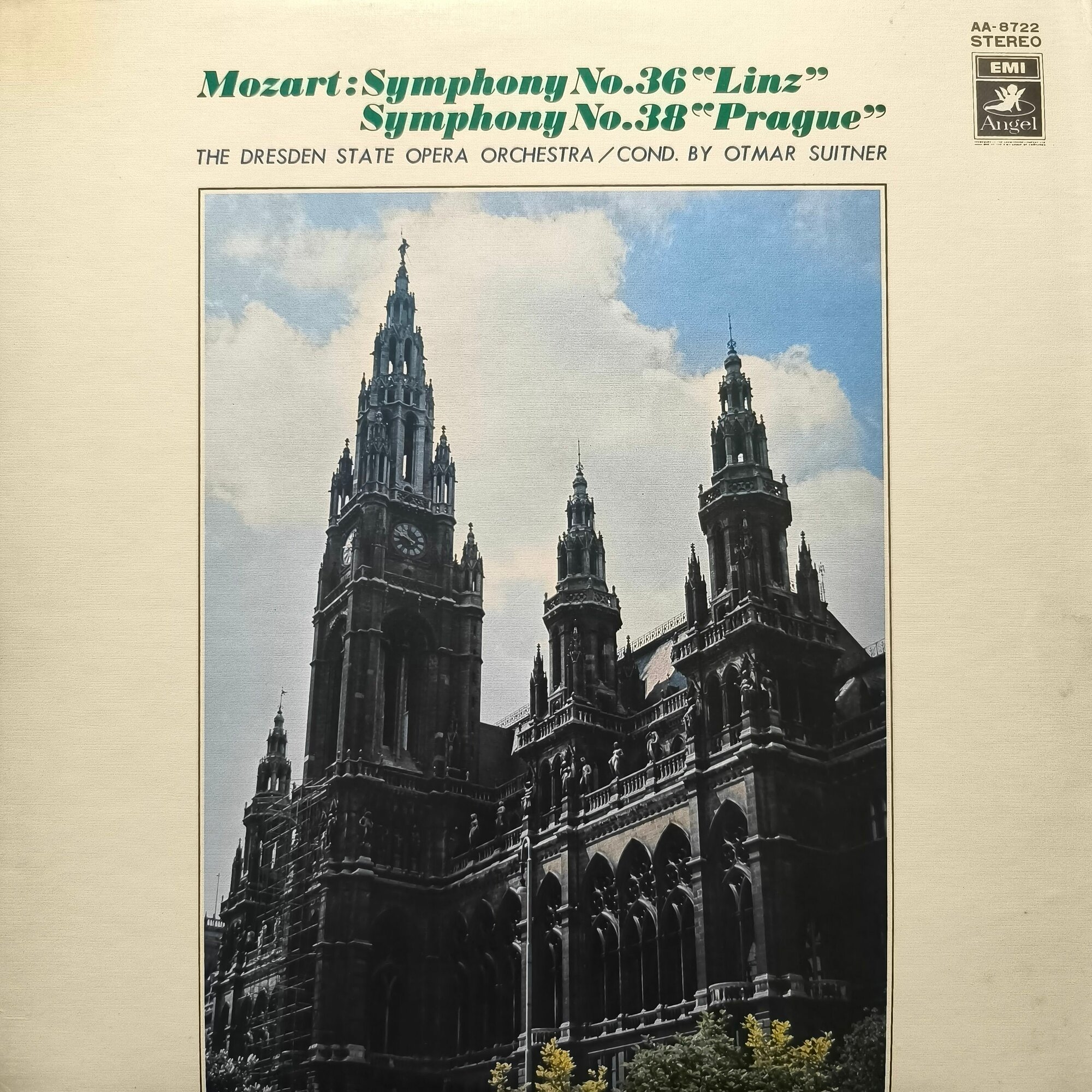 Виниловая пластинка Mozart - Symphony No.36 "Linz" / Symphony No.38 "Prague" I(Япония) LP
