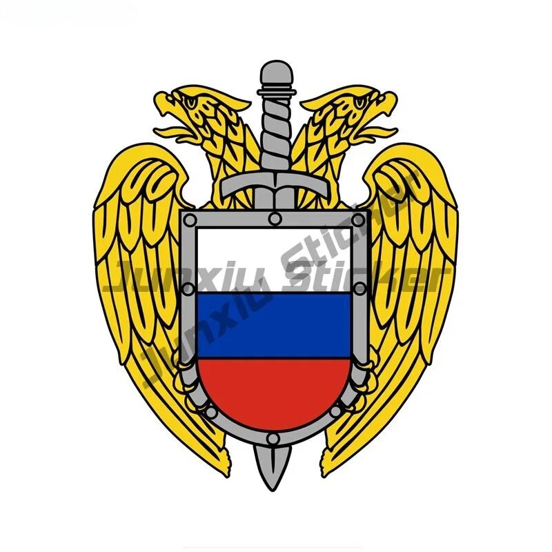 Наклейка с российским флагом, Светоотражающая наклейка, герб Российской Федерации, водонепроницаемые наклейки с маленьким городом, автомобильная наклейка