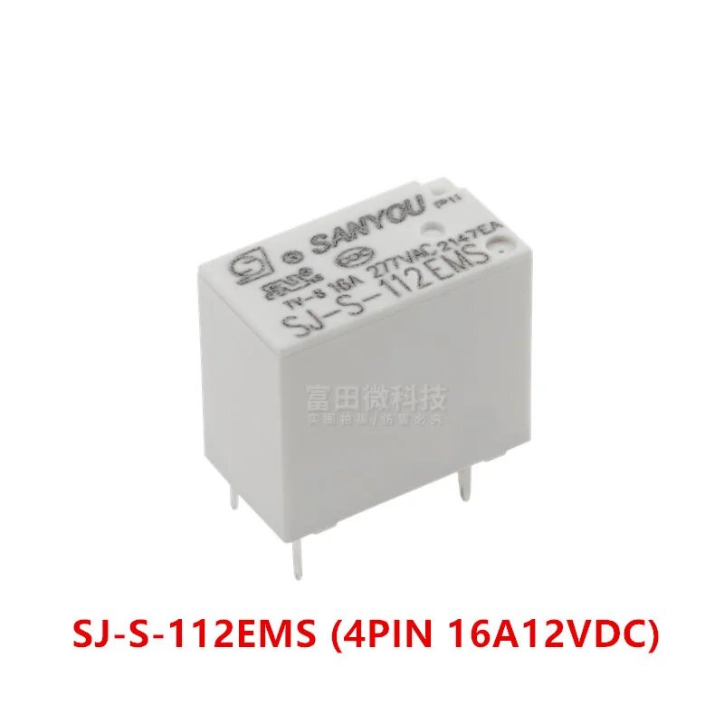 5 шт. реле SANYOU SRD-S 5V 12V 24V SJ-S-112EMS