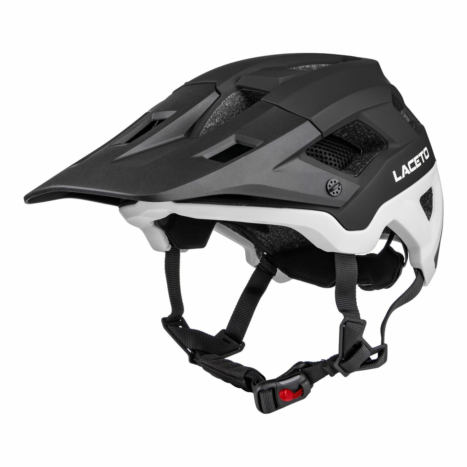 DECATHLON шлем защитный decathlon sierra, черный/белый, l