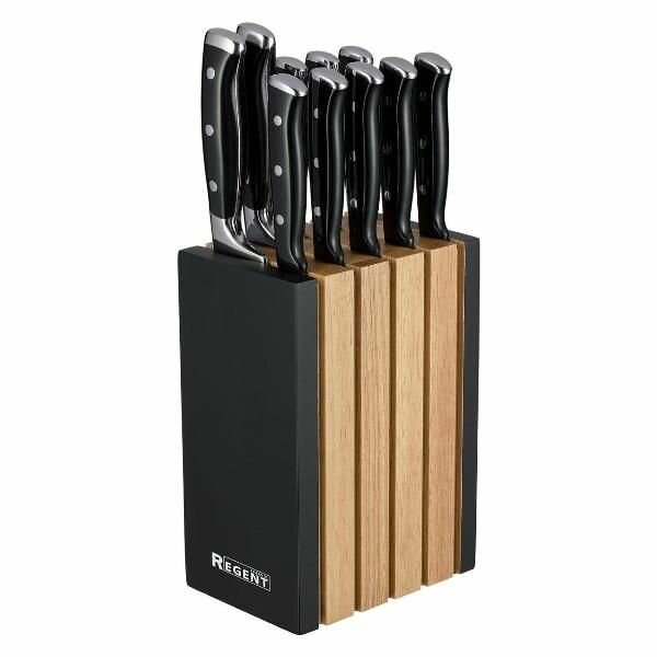 Набор ножей REGENT inox Grande, 11 предметов Black