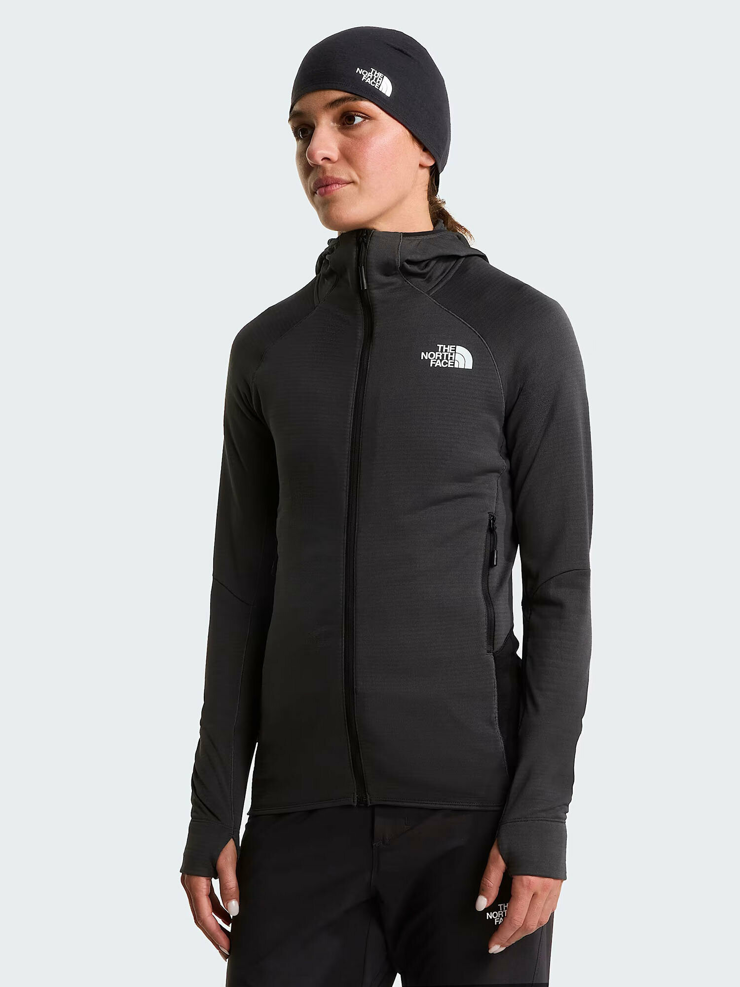 Флисовая куртка The North Face Bolt Polartec Hoodie Asphalt Grey/Black (INT: L)