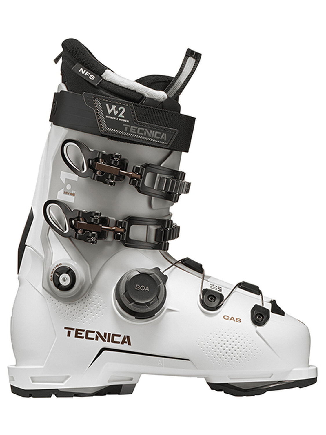 Горнолыжные ботинки Tecnica Mach BOA MV 95 W GW Cold White 25/26 , для женщин , белый
