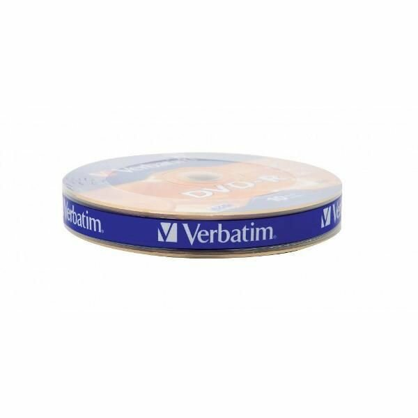Диск DVD-R Verbatim 4.7 ГБ 16X AZO, 10 шт. в пленке