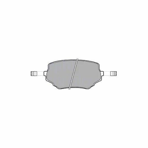 Колодки тормозные DELPHI LP1015