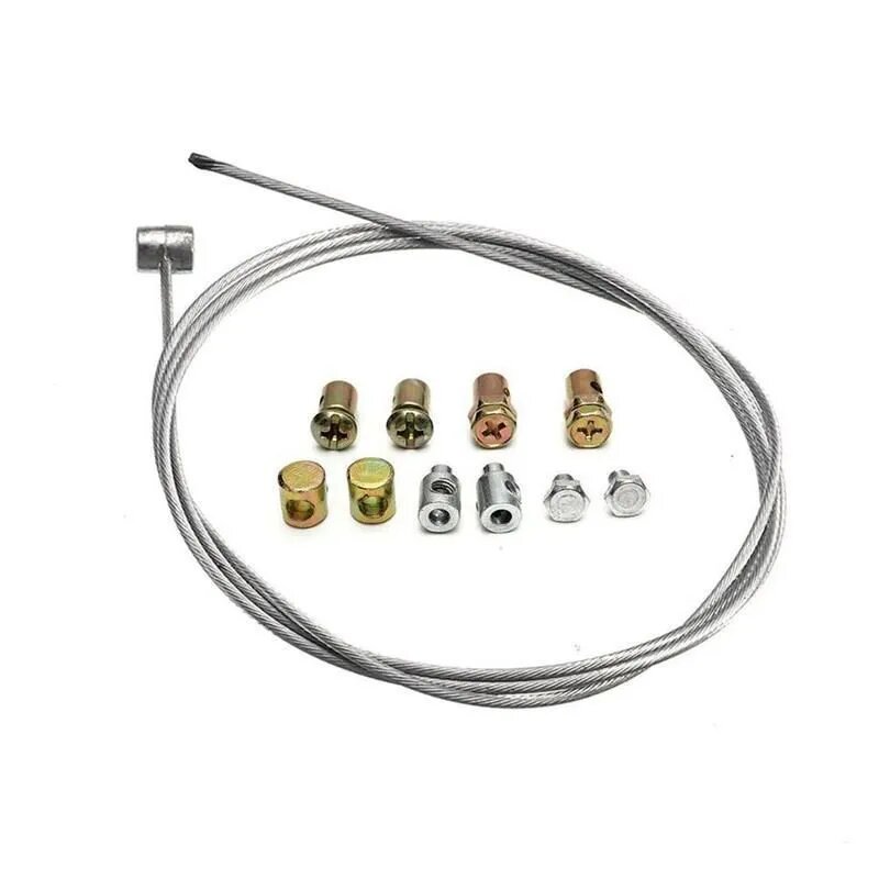 Аварийный Комплект Троса Сцепления и Газа для Мотоцикла 9+8 шт Универсальный Тяговый Трос Ремкомплект для Скутера