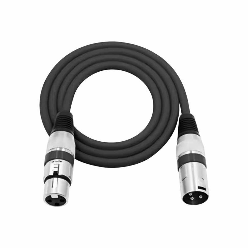 Надёжный 3-контактный XLR-кабель для микрофонов, Черный - 1