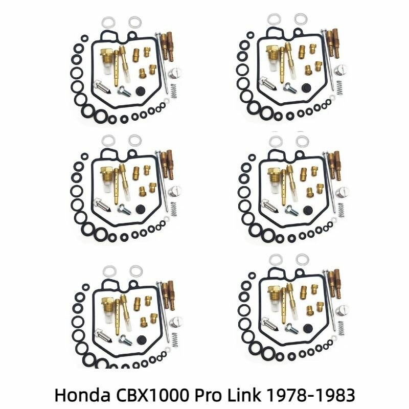 Ремкомплект карбюратора 6 шт для CBX1000 Pro Link 1978-1983 прокладки игла