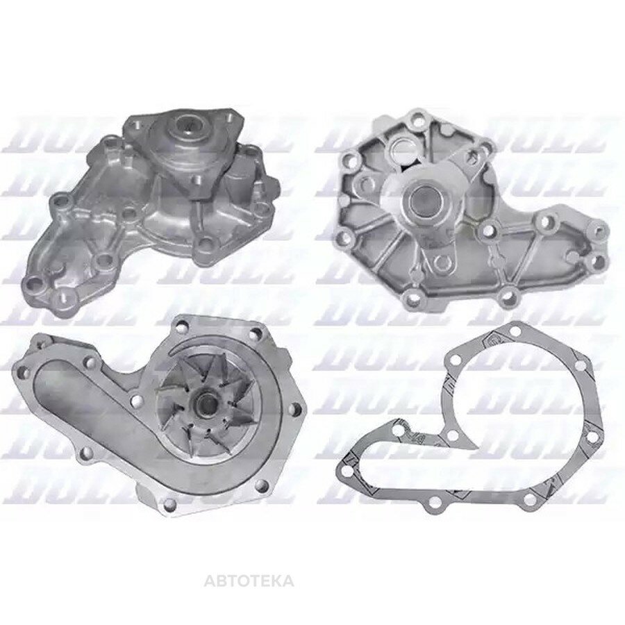 Водяная помпа DOLZ R179RS RENAULT Clio/Express/11/19/21, VOLVO 340/360/440/460 1.7i-1.9D