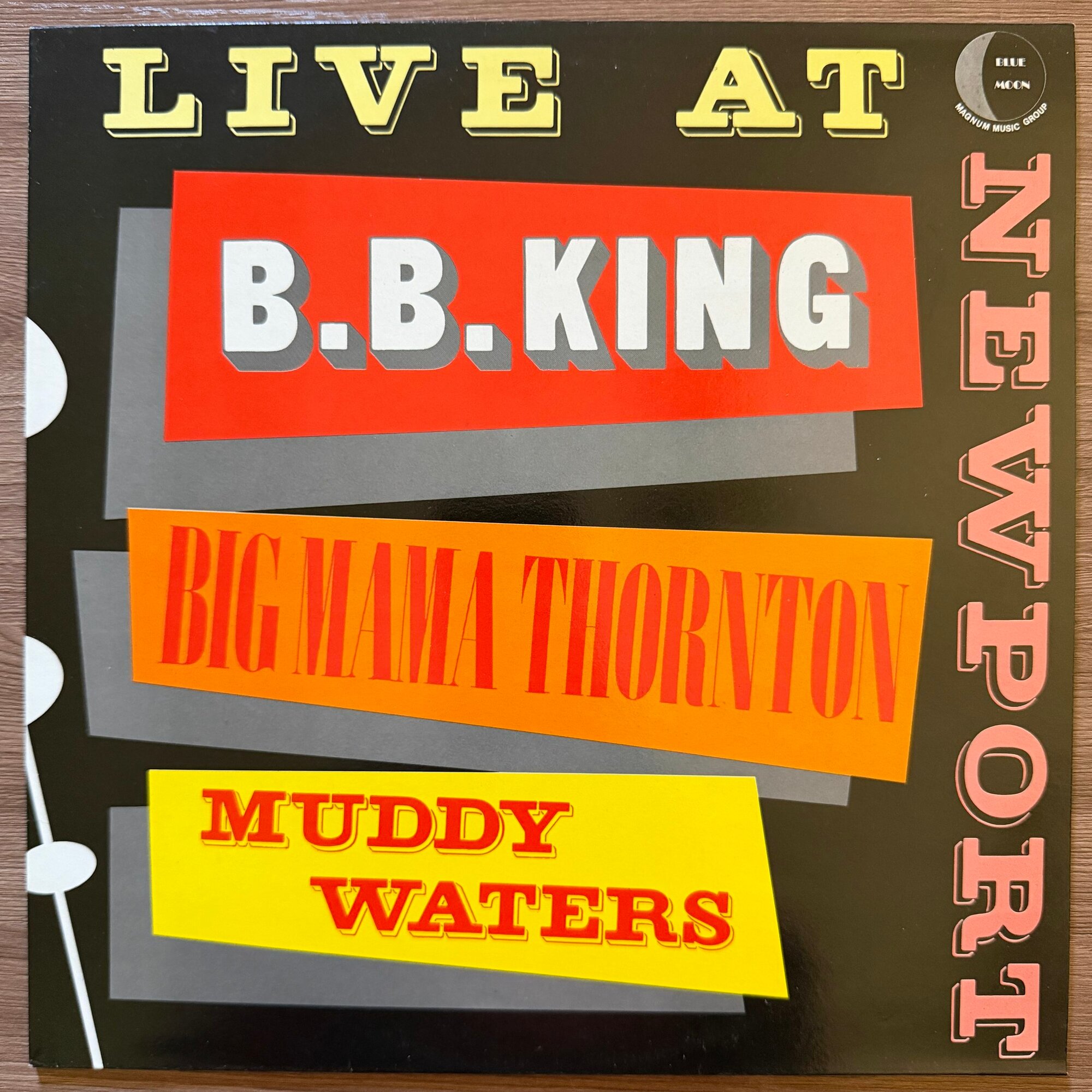 Виниловая пластинка B.B. King & Big Mama Thornton & Muddy Waters Live At Newport (Англия 1984г.)
