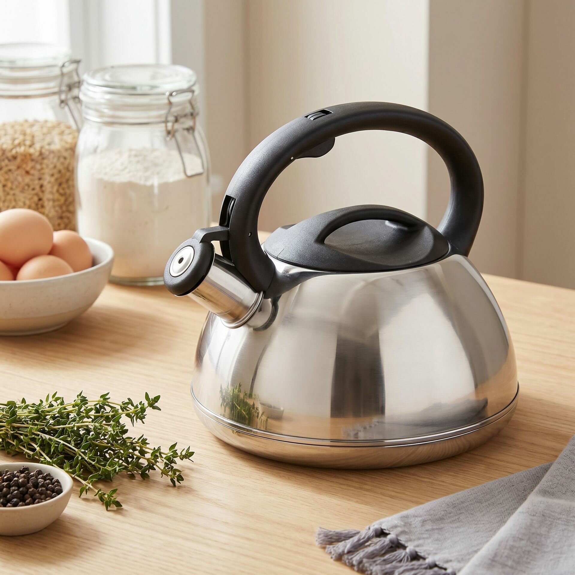 Чайник Tefal Kettle 2.5, со свистком, нержавеющая сталь, 2.5л, стальной цвет