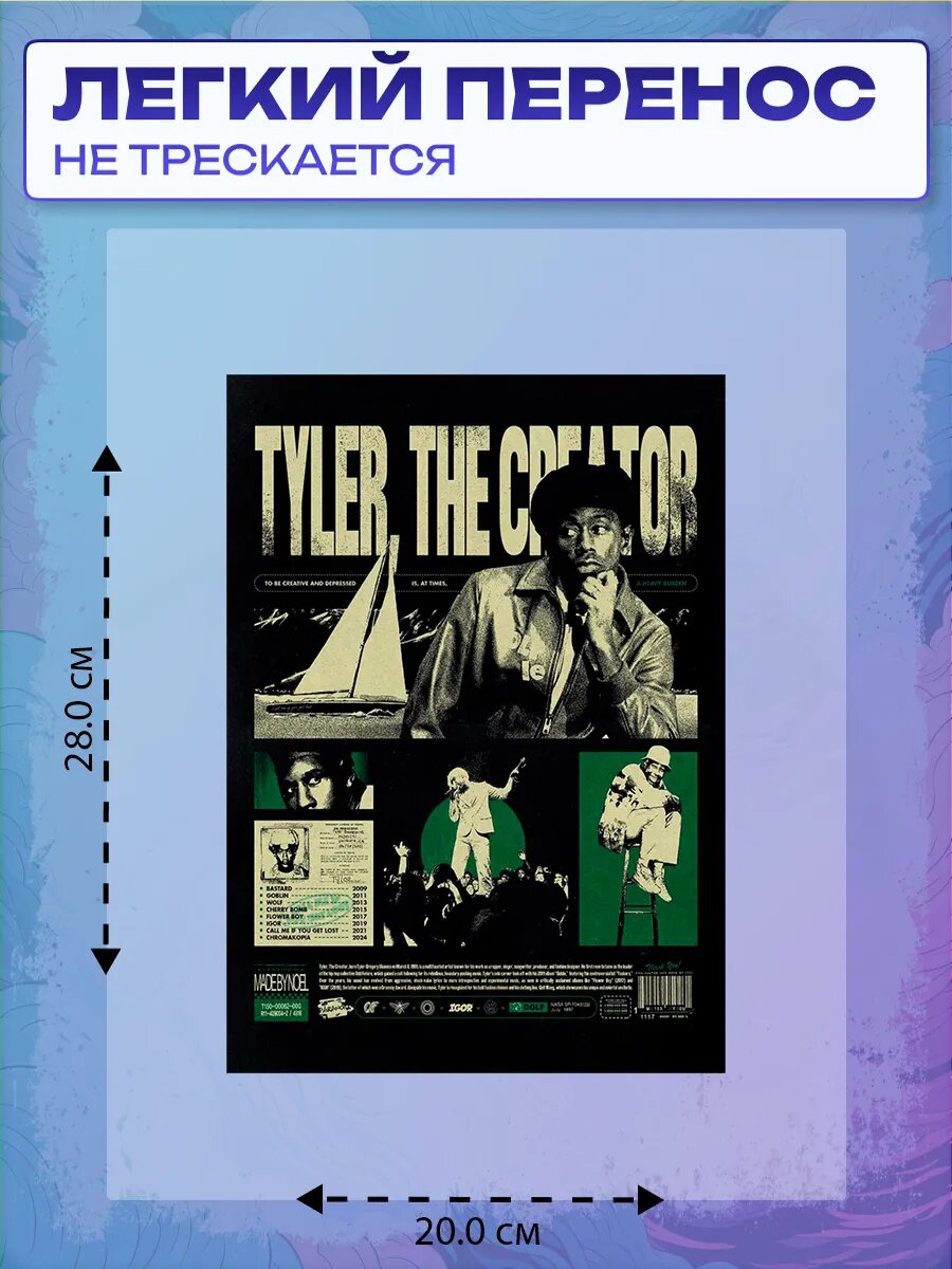 Термонаклейка Tyler The Creator — фото 1