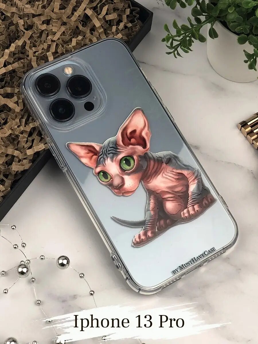 Чехол на iPhone 13 Pro с принтом Сфинкс