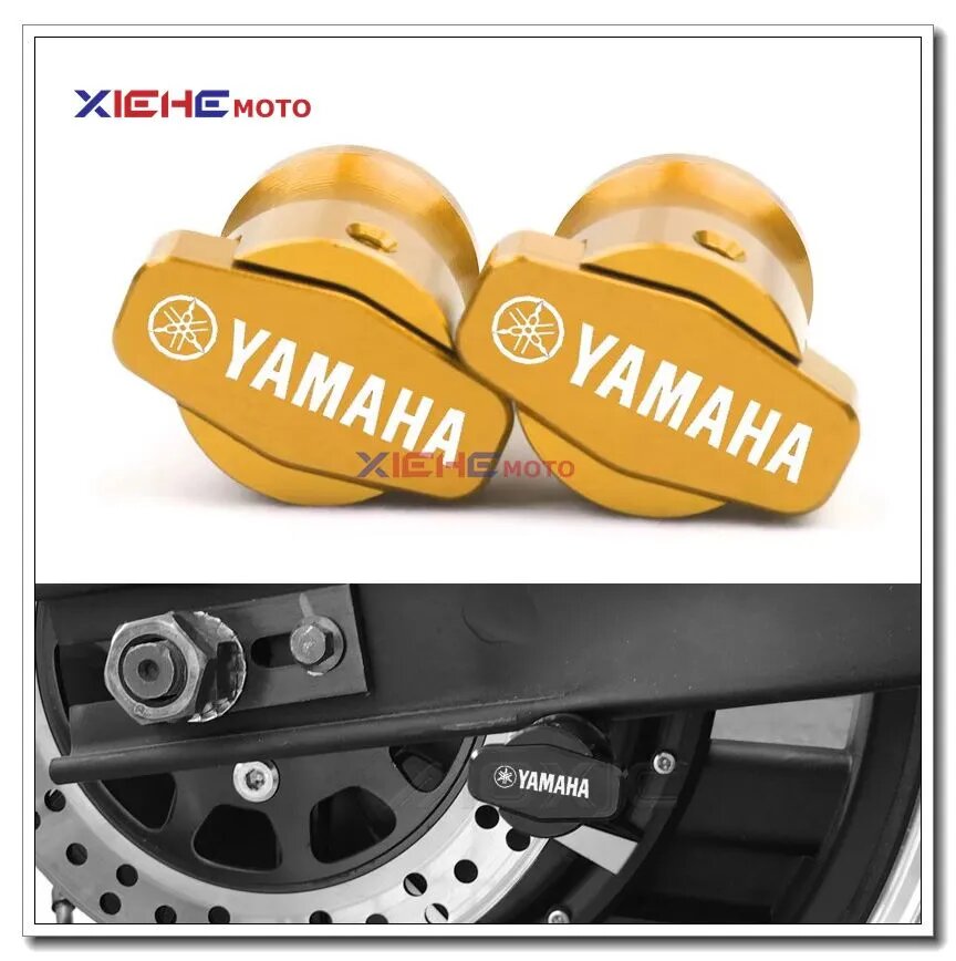 Для YAMAHA YZF R3 R25 R1 R15 R6 R125 R1M MT09 MT10 MT03 MT15 CNC алюминиевые аксессуары для мотоциклов маятник катушки слайдер 6 мм