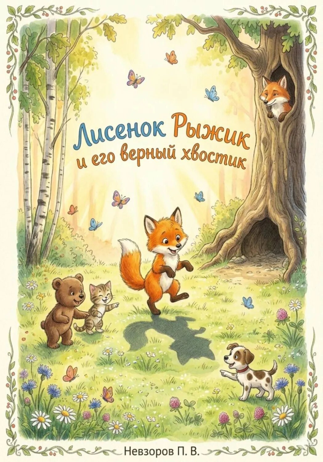 Лисенок Рыжик и его верный хвостик [Цифровая книга]