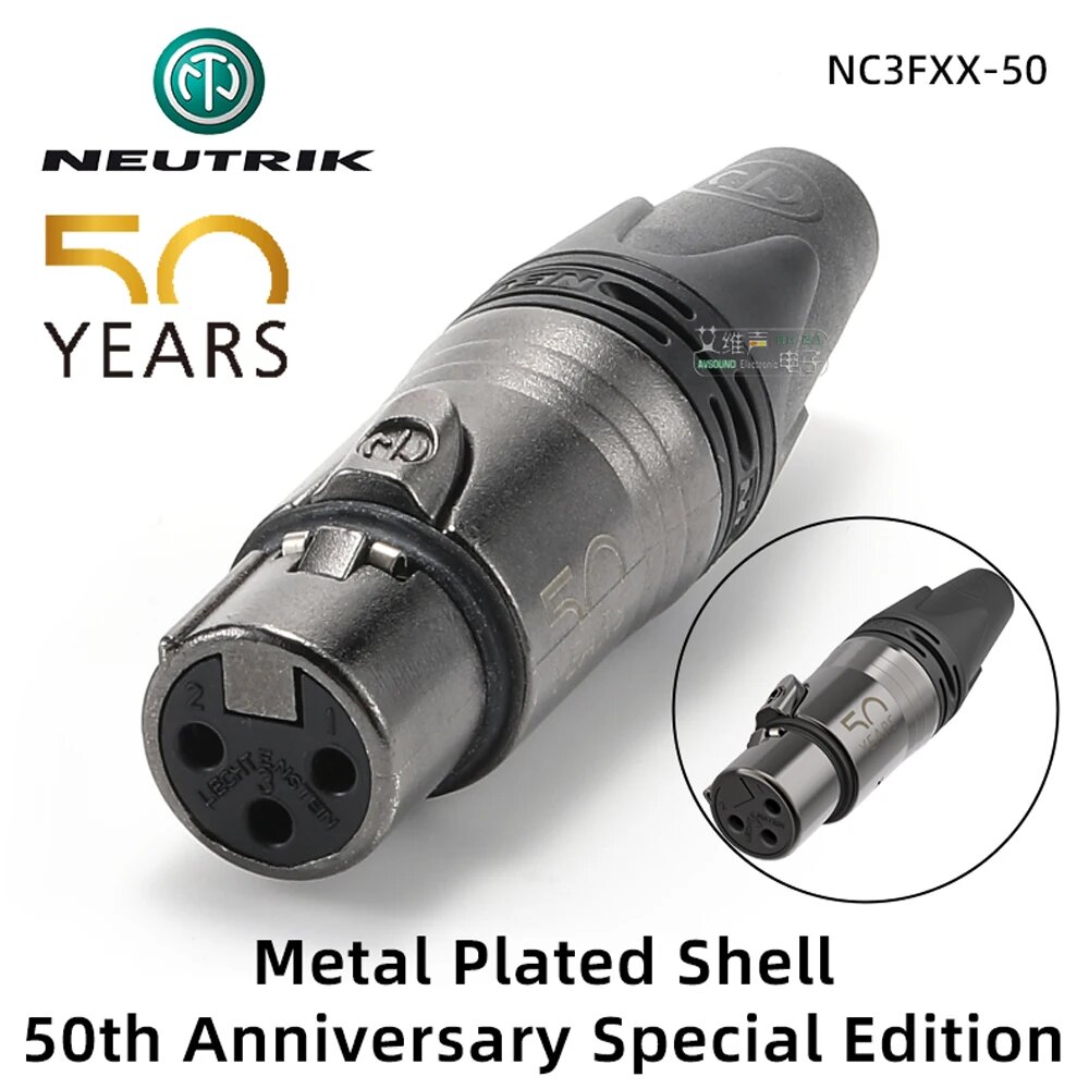 Neutrik белые XLR разъёмы NC3FXX-WT и NC3MXX-WT NC3FXX-50 1-PCS