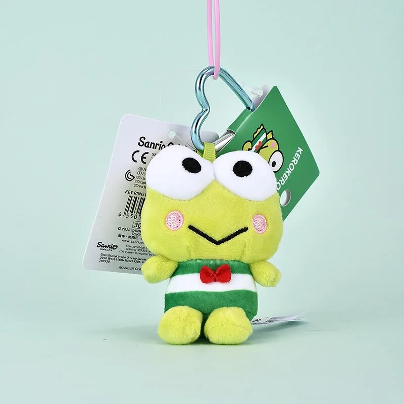 Sanrio Keroppi Зеленый плюшевый брелок