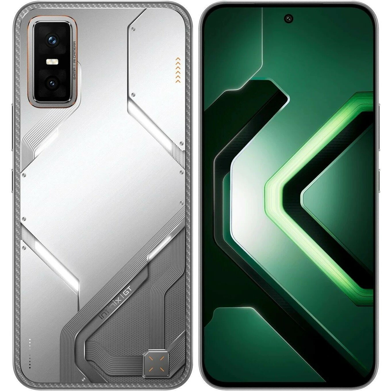 Смартфон Infinix GT 30 8/256 ГБ RU/ЕАС, NFC, Dual nano SIM, белый/серебристый