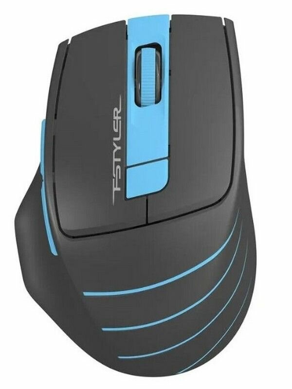 Мышь беспроводная A4TECH FG30 серый/синий (USB, 2000dpi, 6but) (FG30 BLUE)