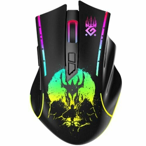 Игровая мышь беспроводная Defender Kronos GM-695 черная,4кнопки,1600dpi,400мАч