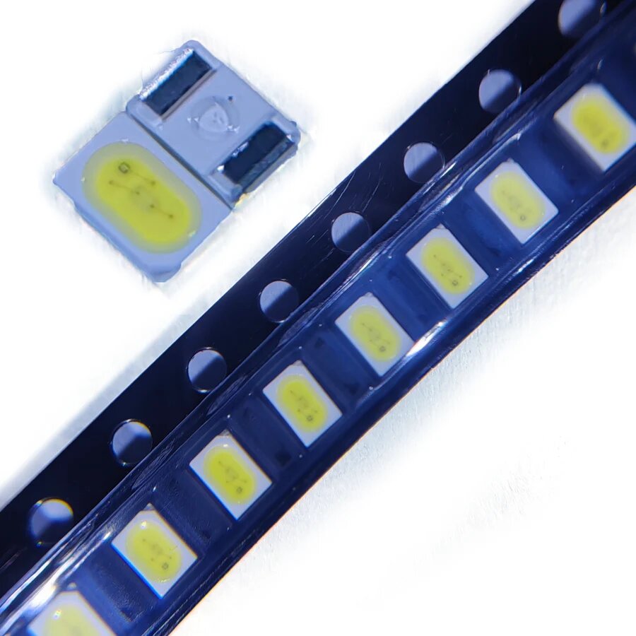 Светодиоды SMD 3020 холодного белого цвета 200 шт.
