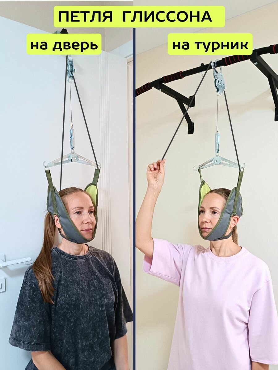 Петля Глиссона с креплением на турник и дверь
