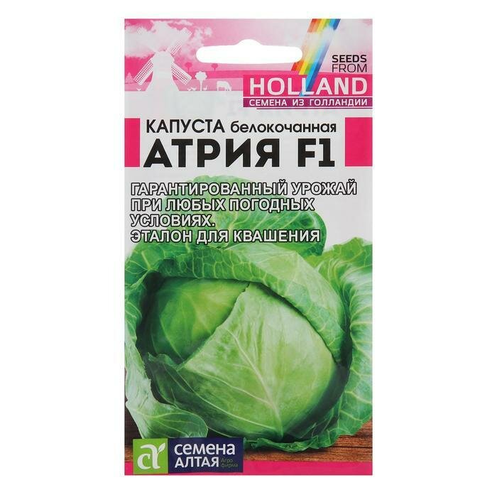 Семена Капуста 'Атрия', Seminis, F1, Сем. Алт, ц/п, 12 шт