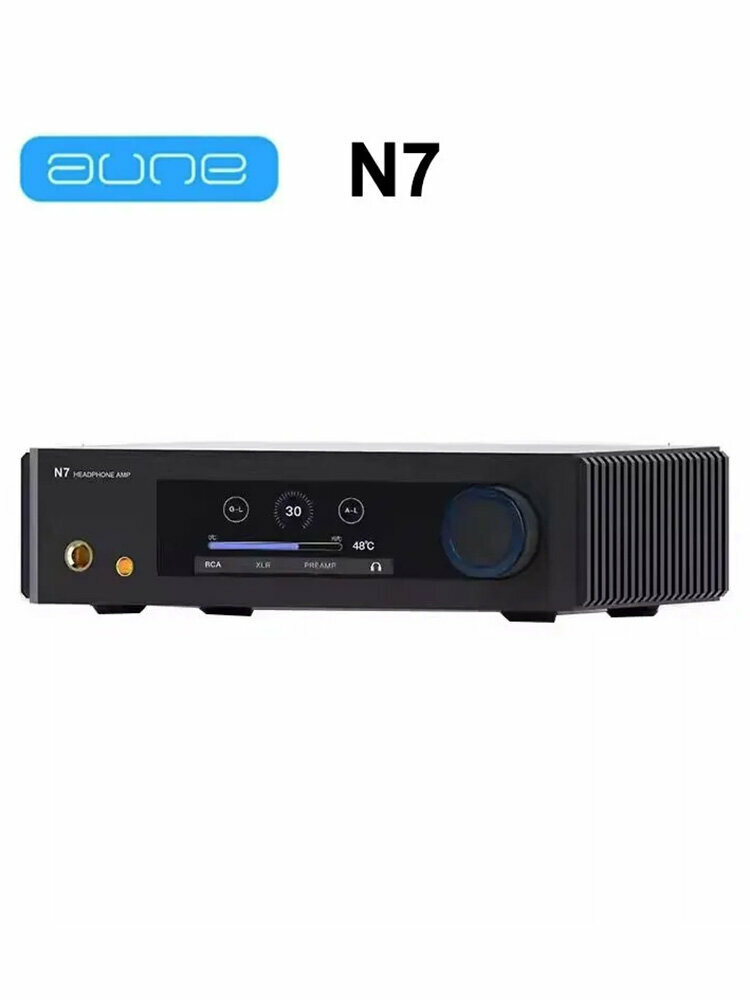 Цифро-аналоговый преобразователь Aune N7 DAC, усилитель для наушников, предусилитель, черный