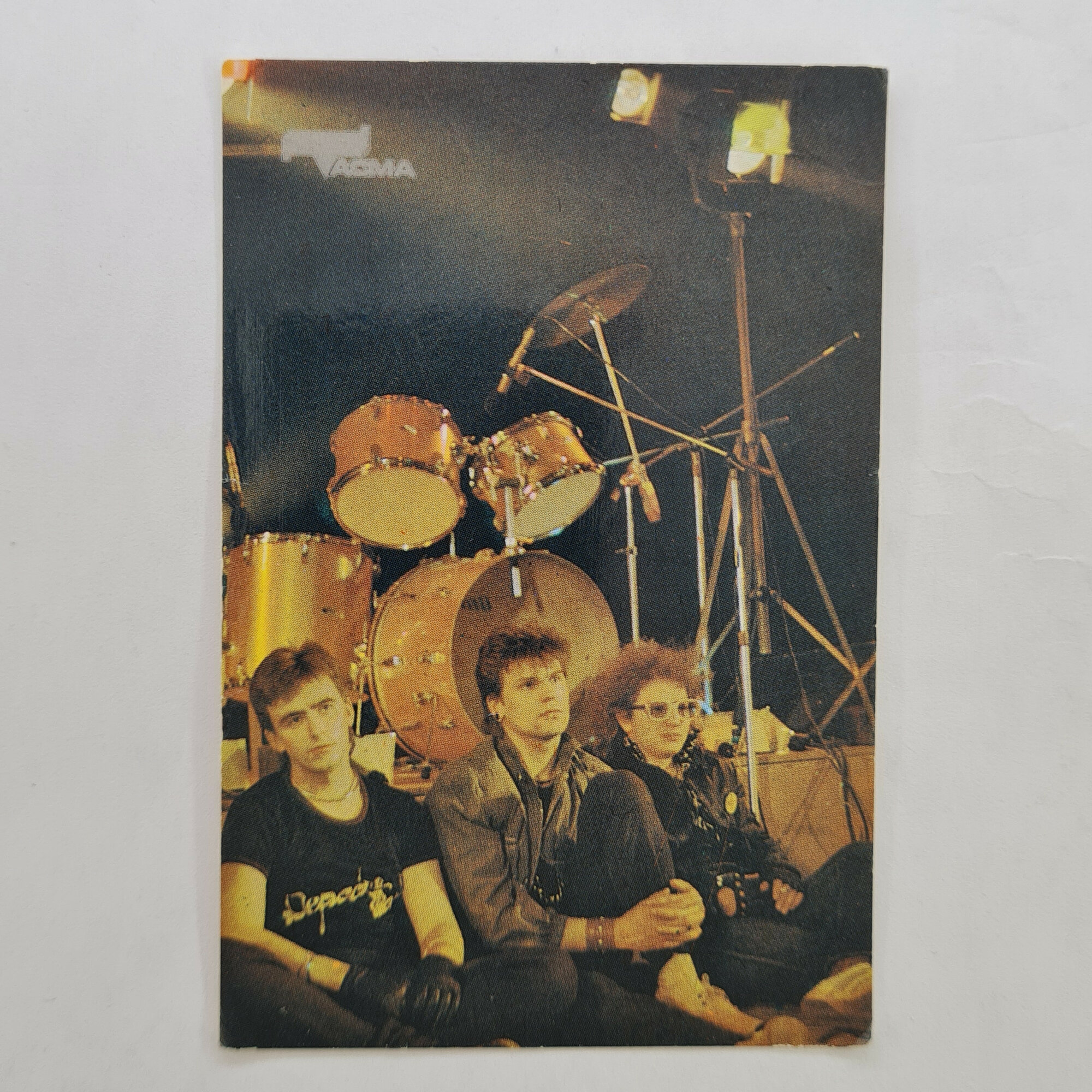 Карманный календарик СССР 1989. Группа Гадема, музыкальная сцена. Советский календарь