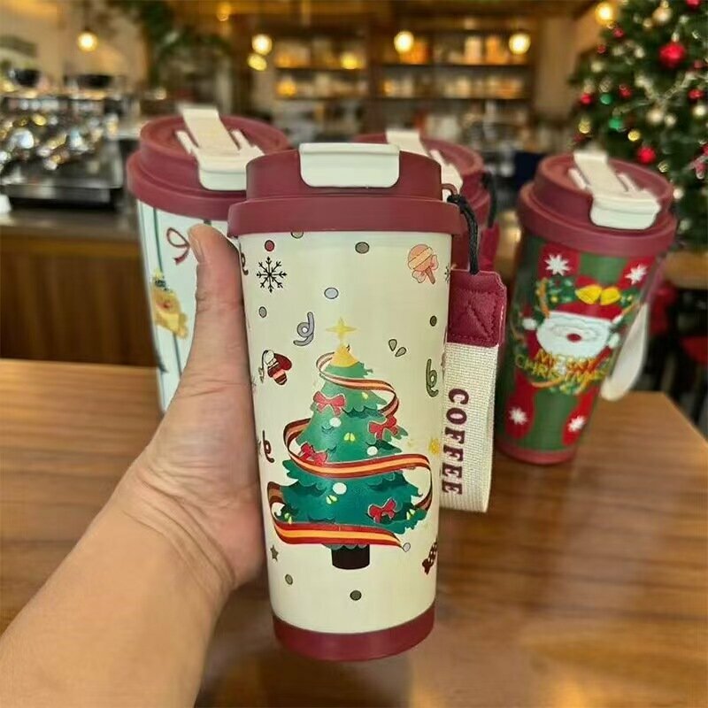 Кофейная кружка Miniso, термокружка из нержавеющей стали 316, унисекс, 500 мл.