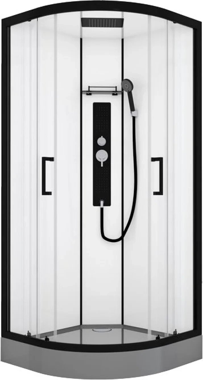 Душевая кабина Black&White Galaxy G8001 900х900х2150, с низким поддоном