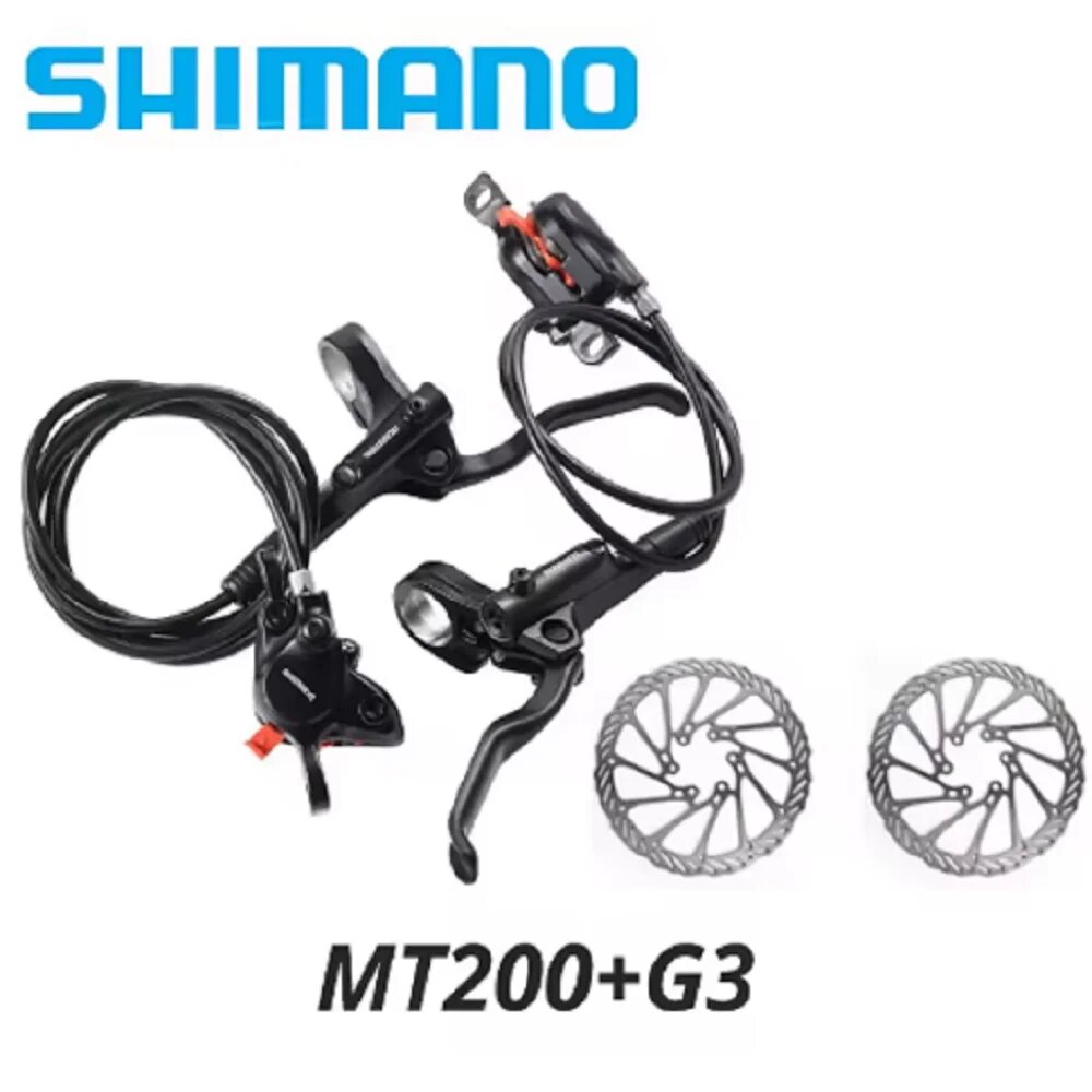 Тормозная система Shimano MT200 для горного велосипеда MT200 with G3 160mm