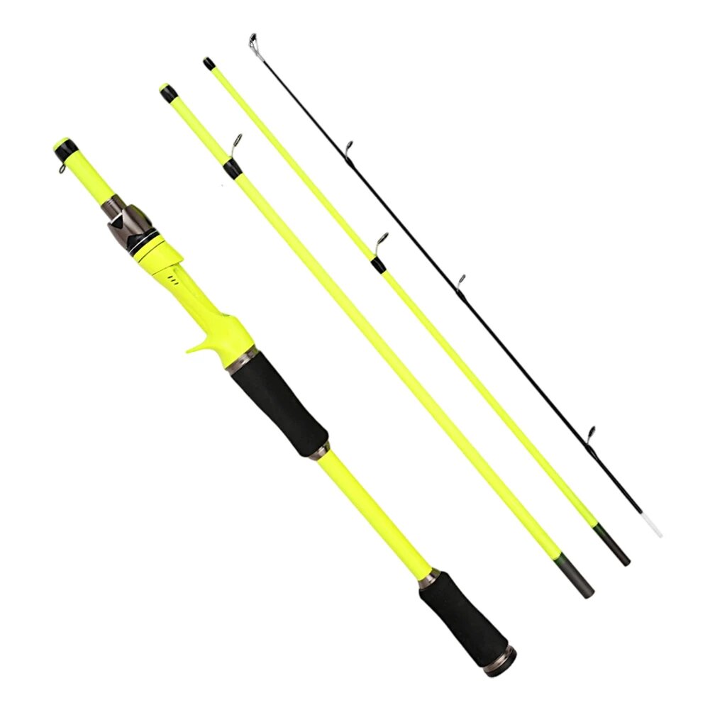 TOOPRE телескопическая удочка для спиннинга 1.8М 2.1М Желтый, A 1.8 Casting Rod