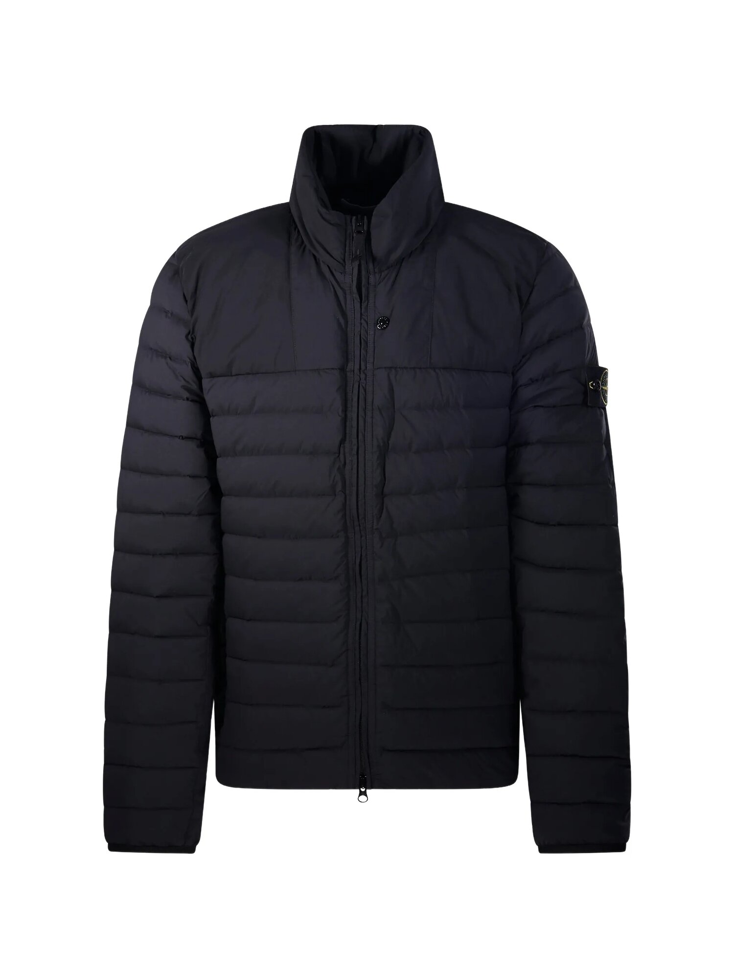 Куртка Quilted logo-patch jacket
