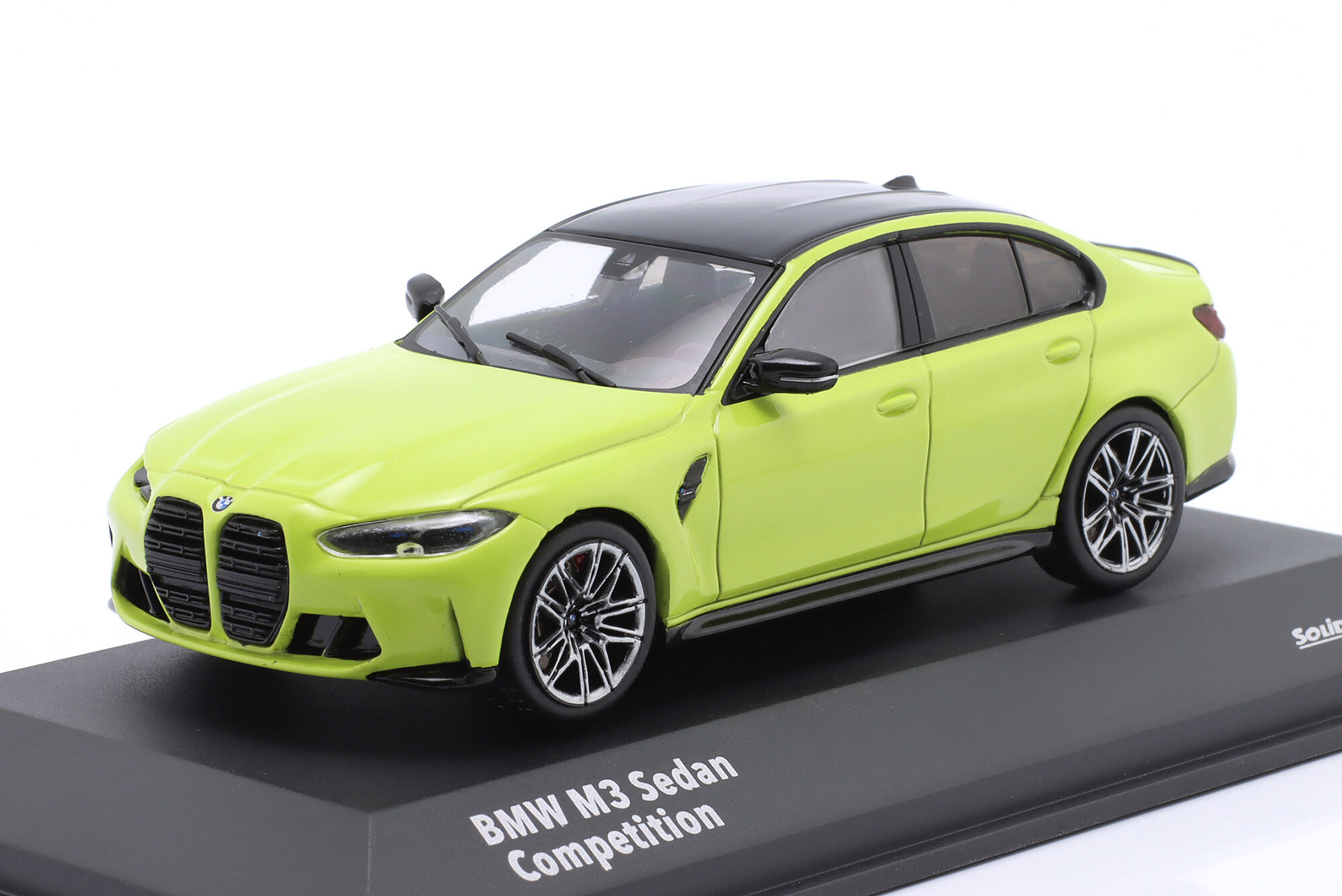 Модель коллекционная SOLIDO Bmw M3 G80 competition saloon light green/black / бмв Г80 компетишн светло зеленый