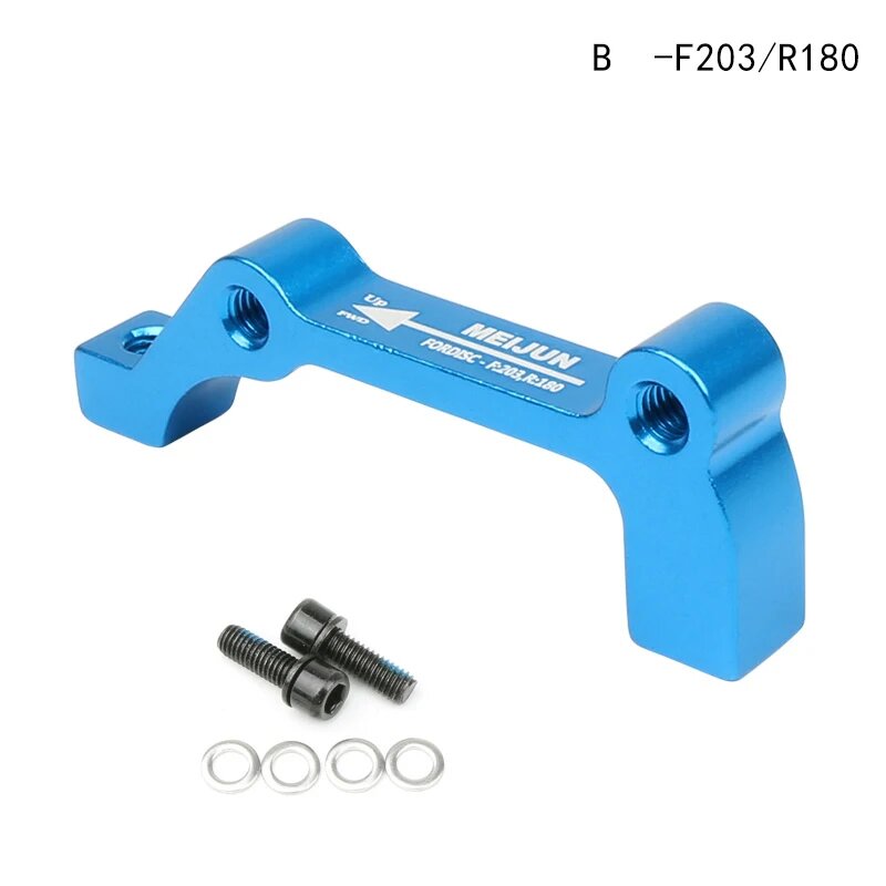 Адаптер дискового тормоза MTB IS PM A B на PM A для роторов 140-203 мм Синий, blue B-F203 R180