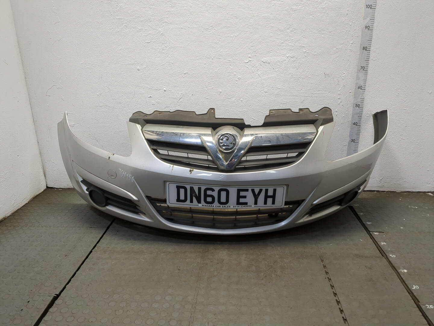 Бампер передний Opel Corsa D Б/У