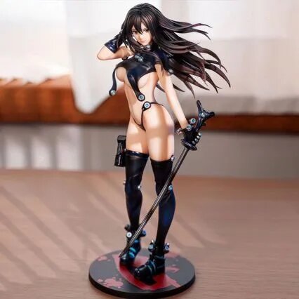 Фигурка Рейка Шимохира с мечом Ганц Gantz, высота 25 см, аниме статуэтка
