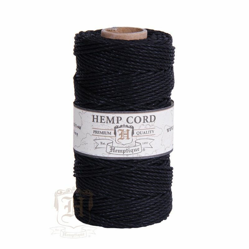 Шнур HEMPTIQUE На катушке, №48, 1,8 мм, черный