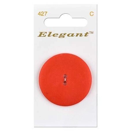Пуговица BLUMENTHAL LANSING "Elegant", красная, 2 отверстия
