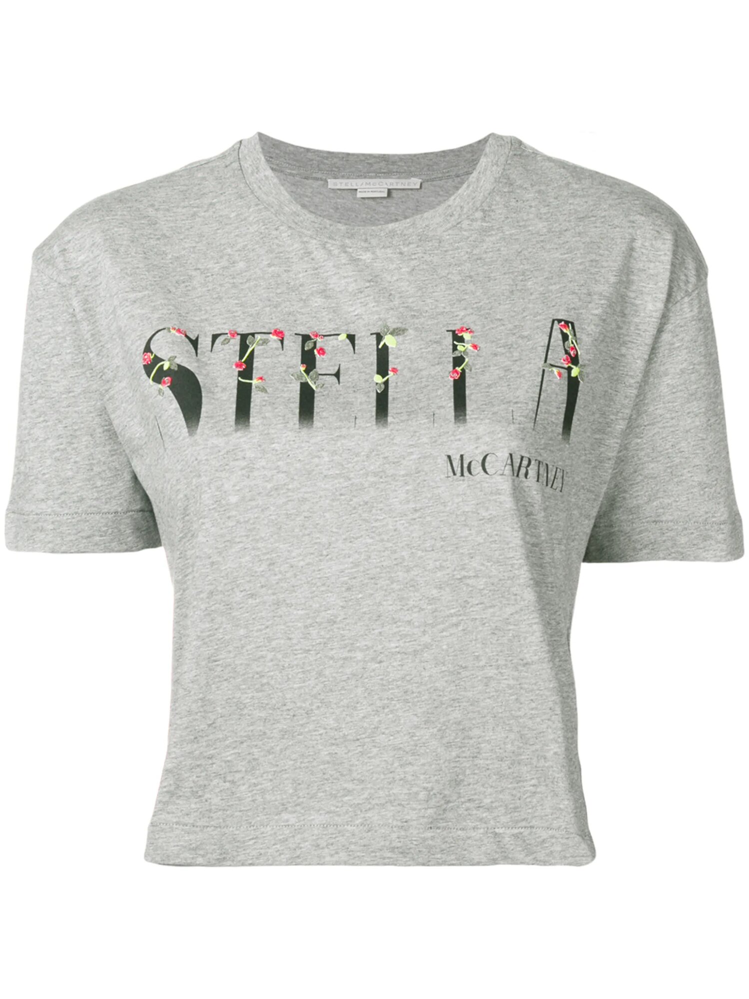 Футболка Stella McCartney Logo patch T-shirt