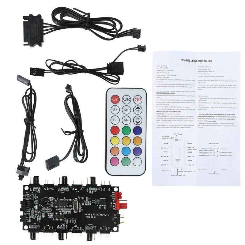 Контроллер PWM и ARGB 8 портов