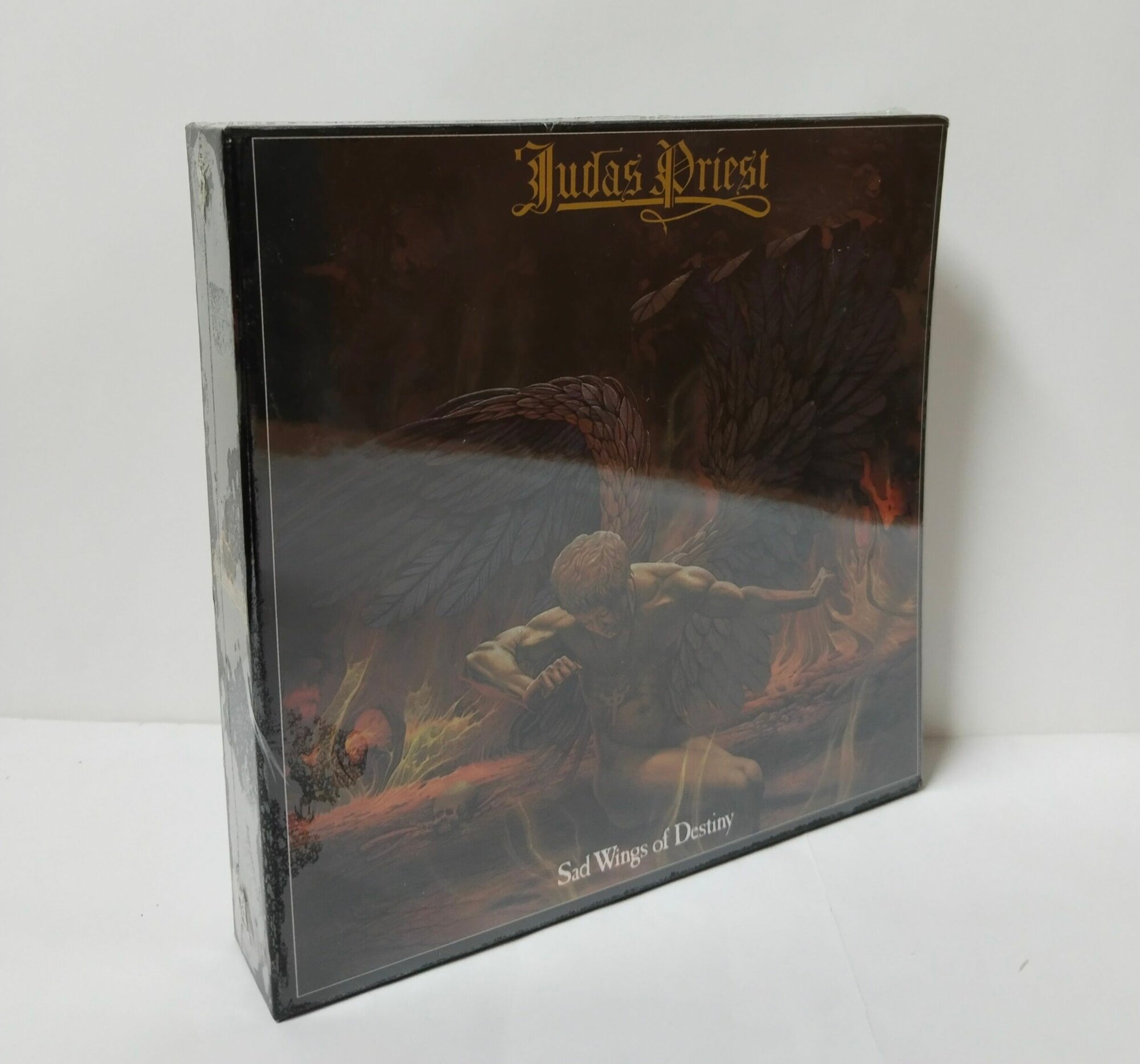 JUDAS PRIEST. Paper Sleeve Collection + SAD WINGS OF DESTINY Box (Disk Union Promo Box K2HD Mastering, HQCD) (Коллекц, Japan, 2012, новые запечатан. импортн. заводск. диски в картон. боксе) 4CD